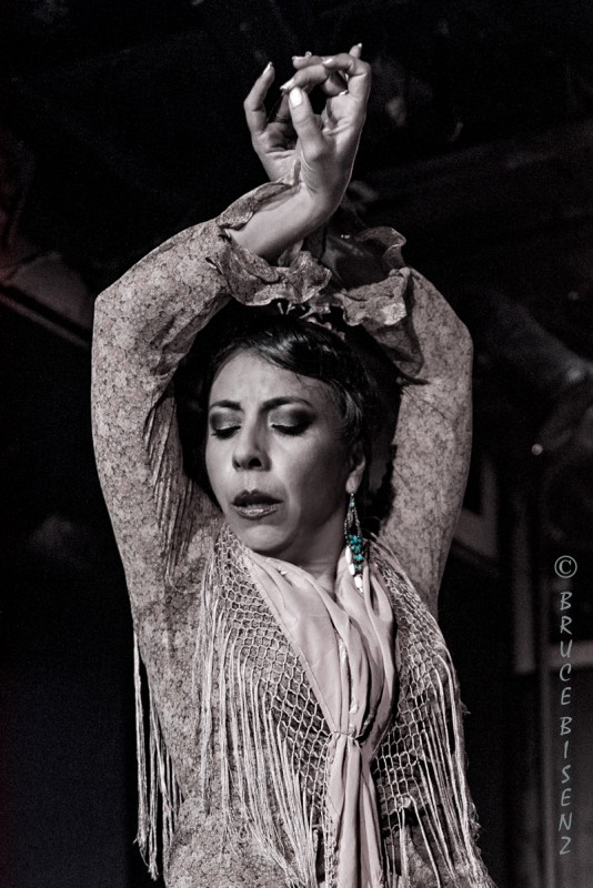 Bailaora Briseyda Zarate Fernandez, photo by our narrator Bruce Bisenz